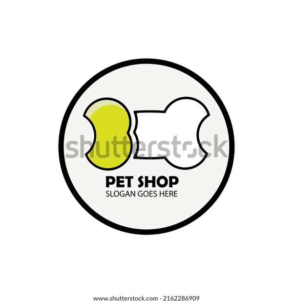 Simple Pet Shop Logo Inspiration Stock Vector (Royalty Free) 2162286909 ...