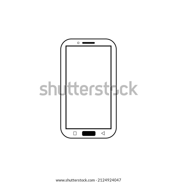 Simple Phone Icon Simple Black Mobile Stock Vector (Royalty Free ...