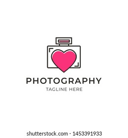 Simple Photography Logo Design Vector Stock Vector (Royalty Free ...