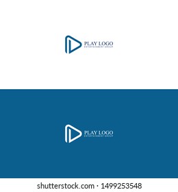 Simple Play Logo Design Conceptual Stock Vector (Royalty Free ...
