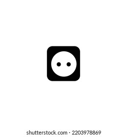 Simple Plug Symbol Icon Design Stock Vector (Royalty Free) 2203978869 ...