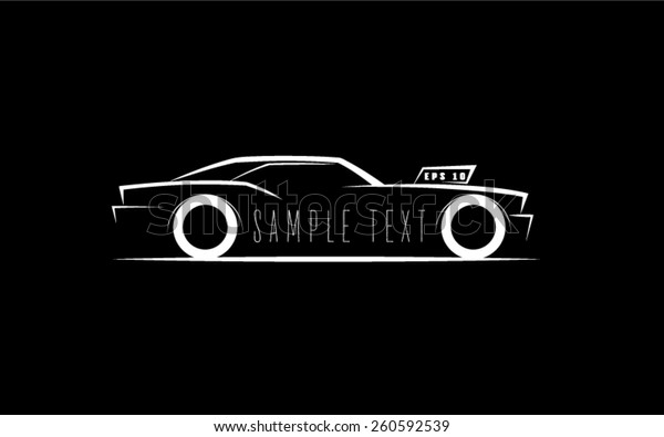 Simple Powerful Car Supercharger Stock Vector (Royalty Free) 260592539 ...