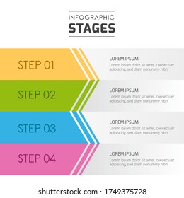 Simple Professional Infographic Template Design Stock Vector (Royalty ...
