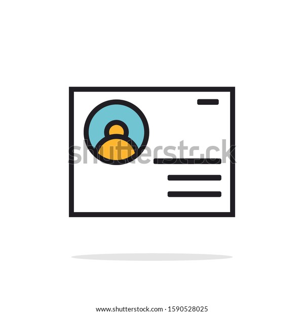 Simple Profile Design Icons Your Web Stock Vector (Royalty Free ...