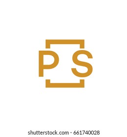 Simple Ps Initial Logo Designs Template Stock Vector (Royalty Free ...