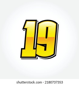 283 Number 19 On Racing Cars Images, Stock Photos & Vectors | Shutterstock