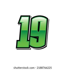 283 Number 19 On Racing Cars Images, Stock Photos & Vectors | Shutterstock