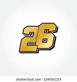 25 Simple start racing number 26 Images, Stock Photos & Vectors ...