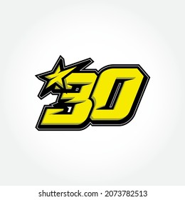 102 Number 30 on racing cars Images, Stock Photos & Vectors | Shutterstock