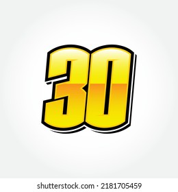 102 Number 30 on racing cars Images, Stock Photos & Vectors | Shutterstock