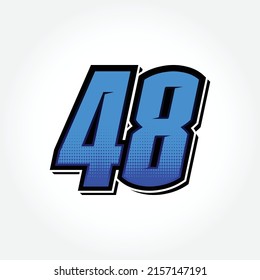 1,151 Number 48 Image In Black Images, Stock Photos & Vectors ...