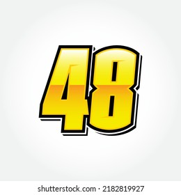 2,270 Number 48 logo Images, Stock Photos & Vectors | Shutterstock