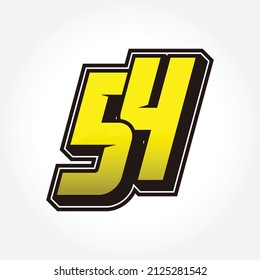 40 54 Race Car Font Images, Stock Photos & Vectors | Shutterstock