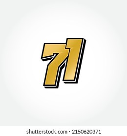 1,764 Number 71 logo Images, Stock Photos & Vectors | Shutterstock