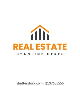 Simple Real Estate Logo Design Stock Vector (Royalty Free) 2137655555 ...