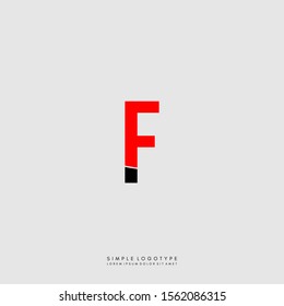 Initial Based Clean Minimal Logo Fl Stock Vector (Royalty Free) 1497909068