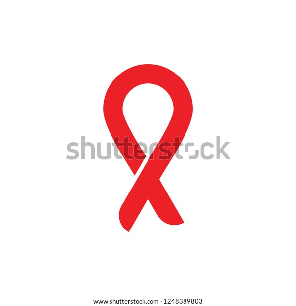 Simple Red Ribbon Cross Symbol Logo: เวกเตอร์สต็อก (ปลอดค่าลิขสิทธิ์ ...