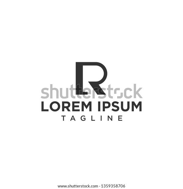Simple Rl Logo Design Inspiration Stock Vector (Royalty Free ...
