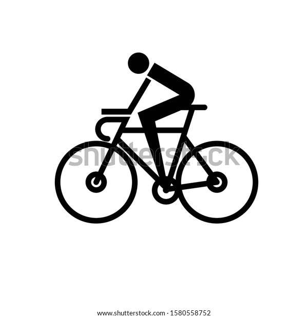 Simple Roadbike Ride Logo Vector Illustration: vector de stock (libre ...