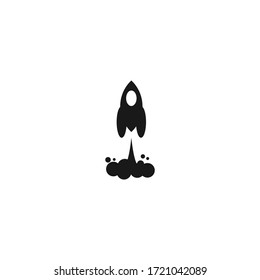 Simple Rocket Logo Concept Logo Icon Stock Vector (Royalty Free ...