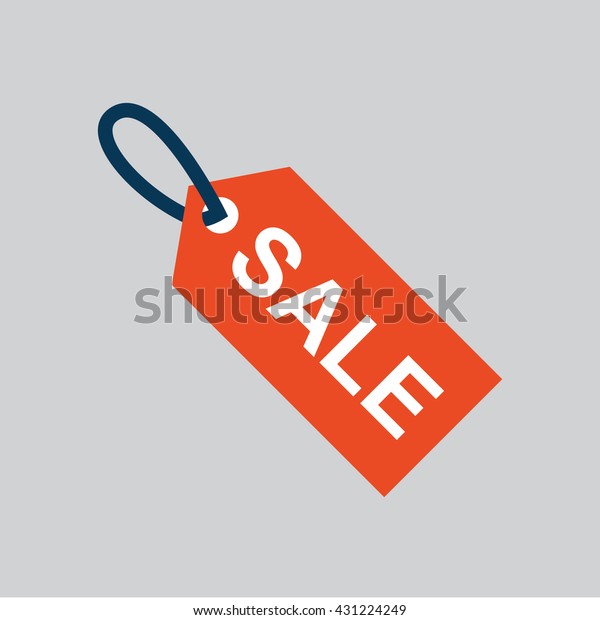 Simple Sale Tag Icon Stock Vector (Royalty Free) 431224249 | Shutterstock
