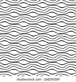 Simple Seamless Background Wave Pattern Stock Vector (Royalty Free ...