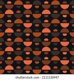 Simple Semicircular Geometric Shapes Will Decorate Stock Vector ...