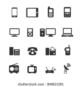 Simple Set Media Related Iconsvector Stock Vector (Royalty Free ...
