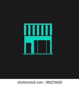 Simple Shop Flat Simple Modern Illustration Stock Vector (Royalty Free ...
