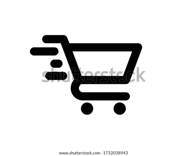 Simple Shopping Cart Icon Vector Image Stock Vector (Royalty Free ...
