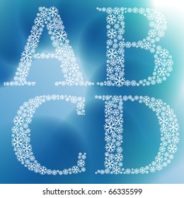 English Letters Alphabet Blue Stars B: เวกเตอร์สต็อก (ปลอดค่าลิขสิทธิ์ ...