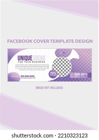 Simple Social Media Header Design Stock Vector (Royalty Free ...