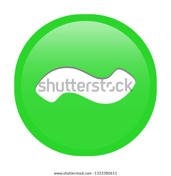 Simple Soft Green Mathematical Symbols Sign Stock Vector (Royalty Free ...