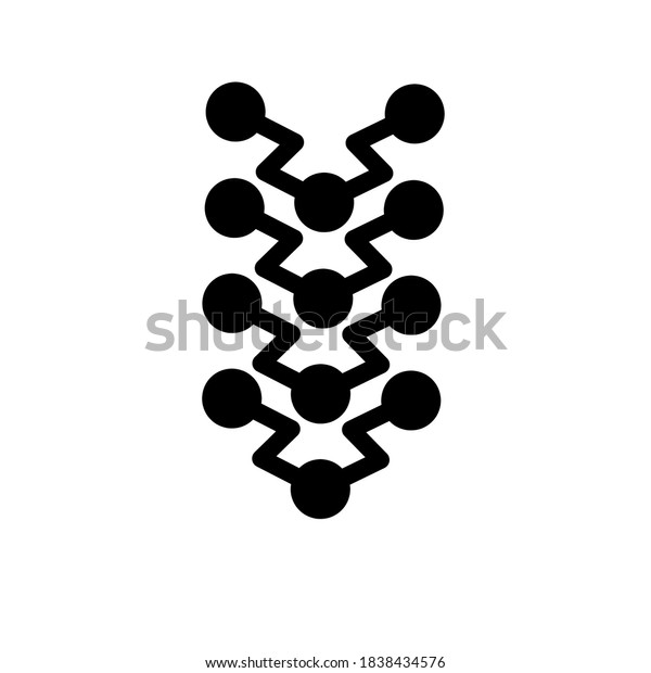 Simple Spine Logo Vector Illustration Stock Vector (Royalty Free ...