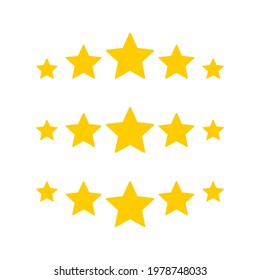 Simple Star Icon On White Background Stock Vector (Royalty Free ...