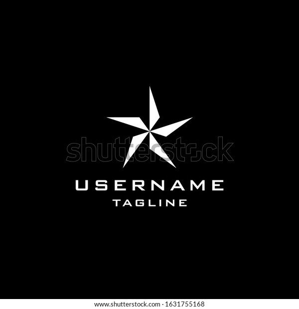 Simple Star Logo Design Inspiration Star Stock Vector (Royalty Free ...