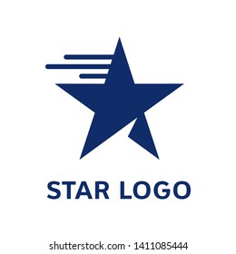 Simple Star Logo Design Template: vector de stock (libre de regalías ...