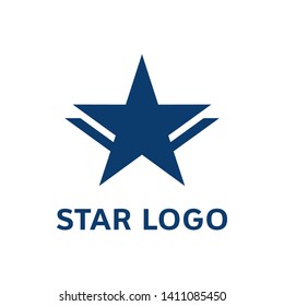 Simple Star Logo Design Template Stock Vector (Royalty Free) 1411085450 ...