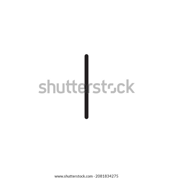Simple Symbol Stick Logo Vector Stock Vector (Royalty Free) 2081834275 ...