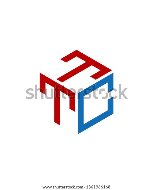 Simple Tct Logo Design Geometric Vector Stock Vector (Royalty Free ...