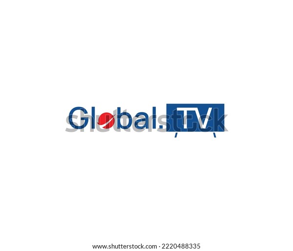 Simple Television Channel Logo Design Template Stock Vector (Royalty ...