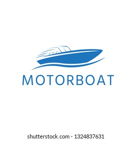 Boat Logo Design Vector Illustration Boat Stock Vector (Royalty Free ...
