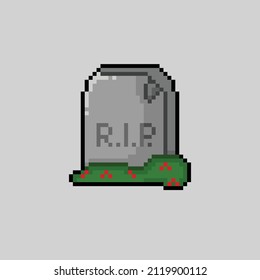 Simple Tomb Pixel Art Style Stock Vector (Royalty Free) 2119900112 ...