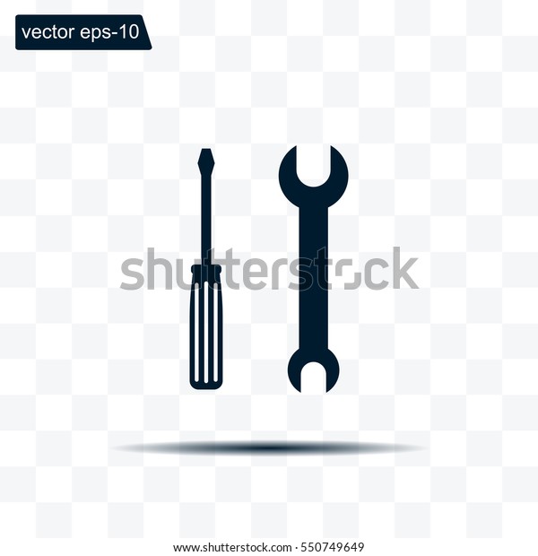 Simple Tools Repair Icon Stock Vector (Royalty Free) 550749649 ...