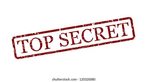 Simple Top Secret Red Stamp Frame Stock Vector (Royalty Free) 120320080 ...