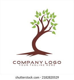 Simple Tree Logo Template Design Logo Stock Vector (Royalty Free ...