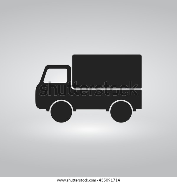 Simple Truck Icon Stock Vector (Royalty Free) 435091714
