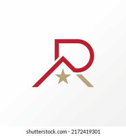 Simple Unique Letter R Font Star Stock Vector (Royalty Free) 2172419301 ...