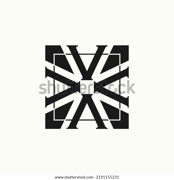 Simple Unique Letter Word Sarif Font Stock Vector (Royalty Free ...