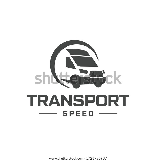 Simple Van Car Logo Transportation Company Stock Vector (Royalty Free ...